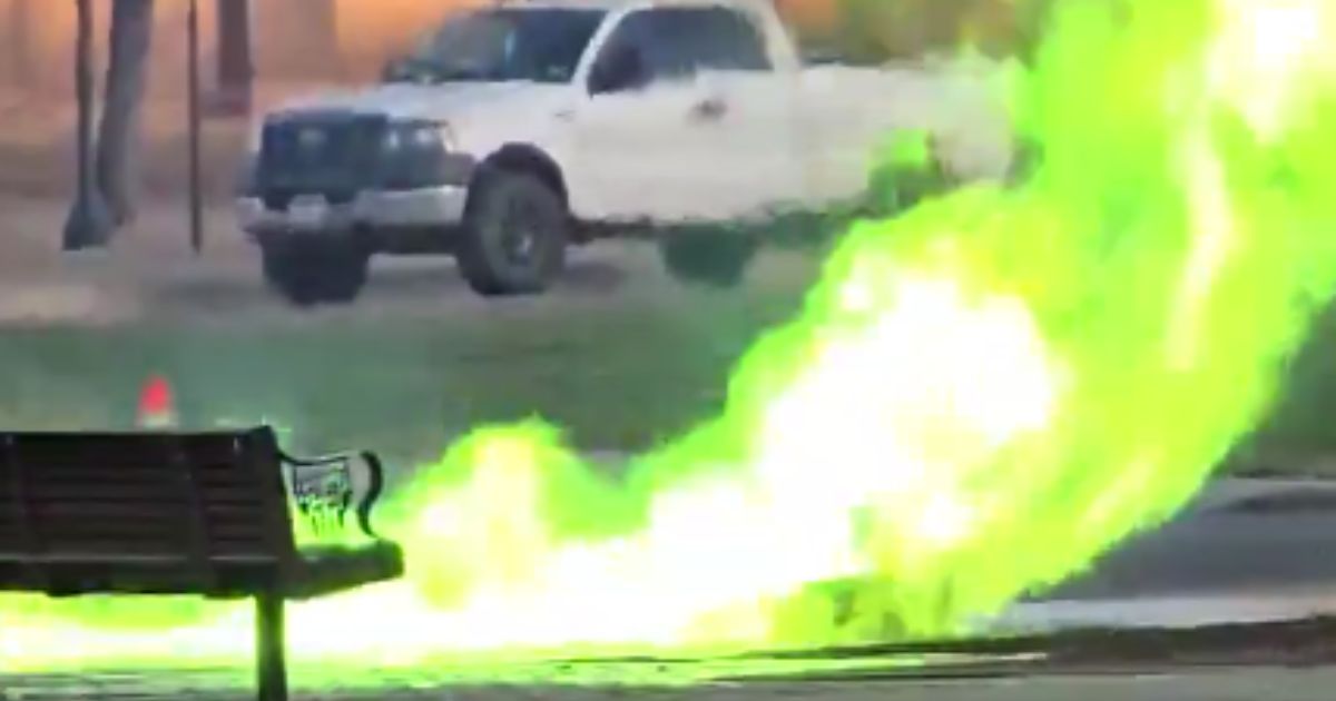 Watch: Eerie Green Flames Explode, Rattle Heavy Manhole Covers in Freak ...